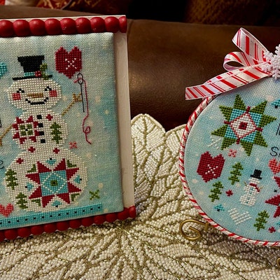 Snow Friends Cross Stitch Pattern PDF Download - Etsy