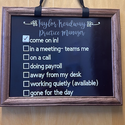 On Vacation Sign,on the Phone Sign,name Door Sign,name Plaque Sign ...