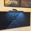 Set of 2 Wood Wall Art - Large 3D Acoustic Panels - Purple Sound ...