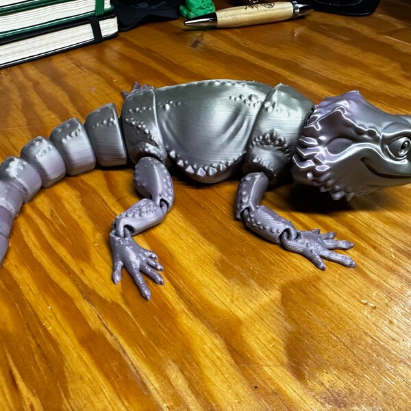 Bearded Dragon Digital .STL File for 3d Printing, Articulated Fidget ... Bearded Dragon Digital .STL File for 3d Printing, Articulated Fidget ...