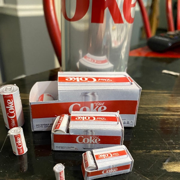 PRINTABLE Soda Boxes and Soda Cans for 1:3 Scale Dolls (can Be Re ...