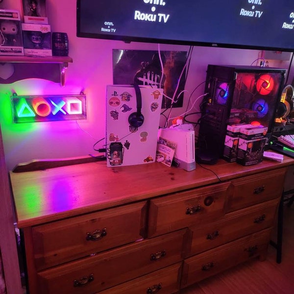 Infinity Mirror Shelf With LED Lights | Modern Glass Display Cabinet ...