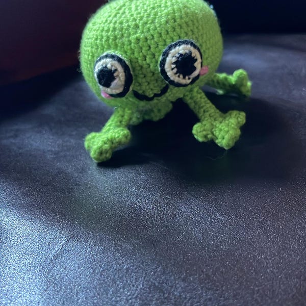 Toon Desert Rain Frog Crochet Pattern PDF – Cute Amigurumi Frog Plush ...