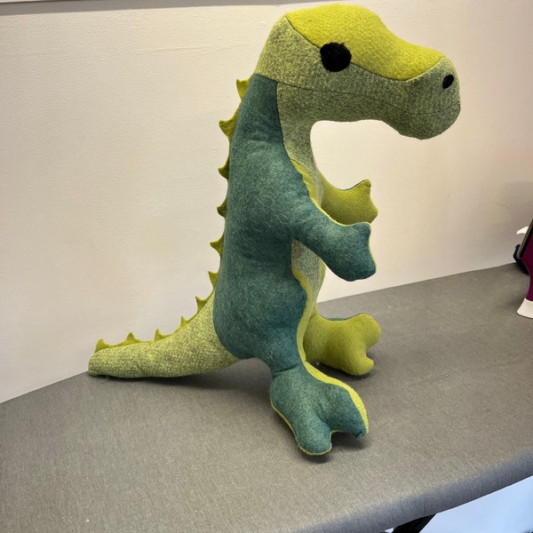 Stuffed Animal Sewing Pattern, T-rex Dinosaur Plush Sewing Pattern ...
