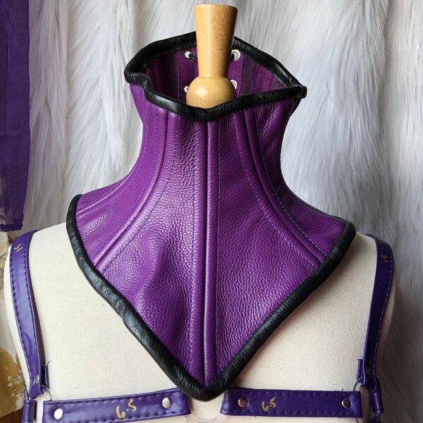 Real Cow Leather Hand Made Buckle Over Mouth Neckcorset Bondage - Etsy