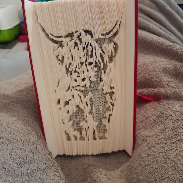 Young Bison, American Buffalo: DIY Cut & Fold Art, Book Folding Pattern ...