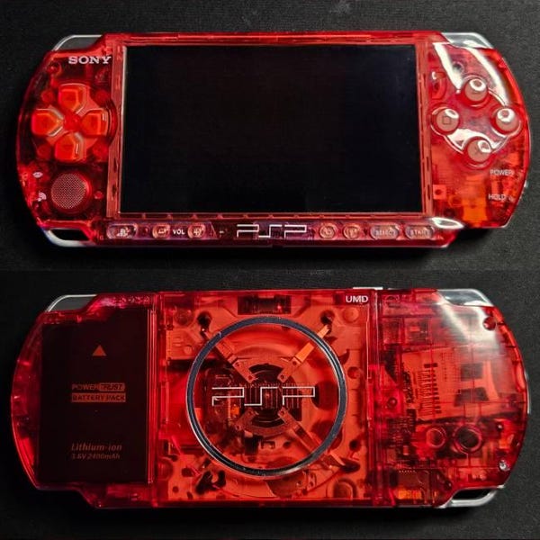 DIY Clear Green Shell With Buttons PSP 3000 - Etsy