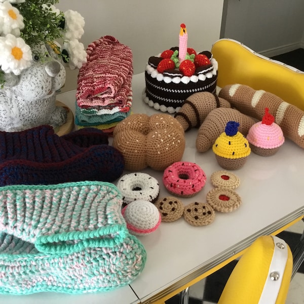 Bakery Products Play Set Crochet Pattern - Etsy