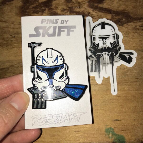 Star Wars Captain Rex Clone Trooper Decal 2.75x3" - Etsy