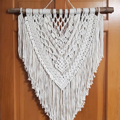4 in 1 Macrame Pattern PDF With Photos, Beginner Macrame Wall Hanging Pattern, Macrame Tutorial ...