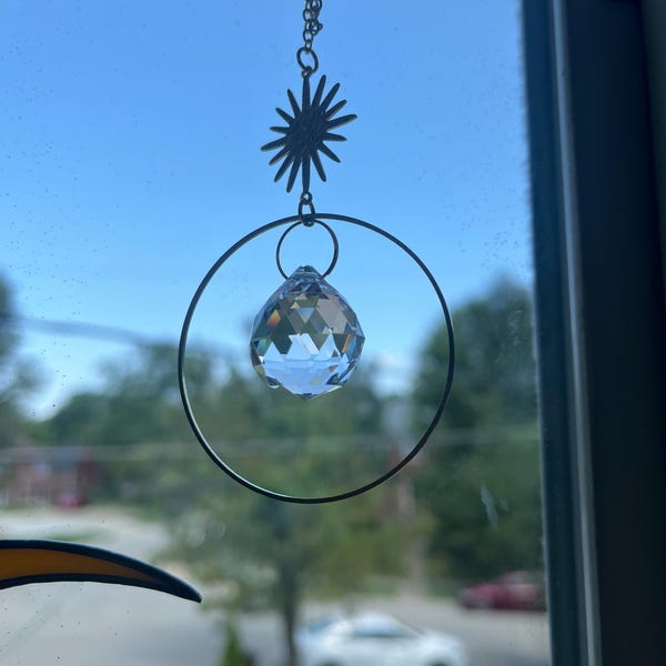Suncatcher, Rainbow Maker, Dopamine Decor, Crystal Prism Sun Catcher ...