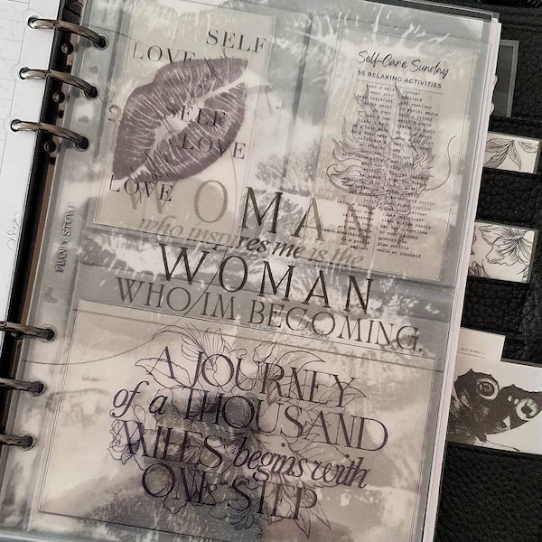 Ruler Page Marker Pocket, Personal, A6, A5, Discbound - Etsy UK