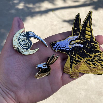 Thoth Enamel Pin Cosmic Pantheon Egypt, Egyptian Gods, Egyptian ...