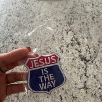 Jesus is the Way the Only Way Embroidered Applique Iron on or Sew on ...