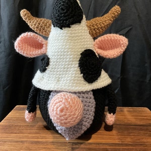 Cow Gnome Crochet Pattern, Amigurumi Cow Pattern - Etsy