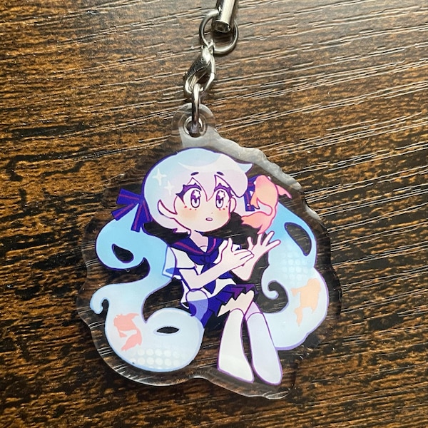 Hatsune Miku Vocaloid Acrylic Phone Charm Chibi Keychains - Etsy UK