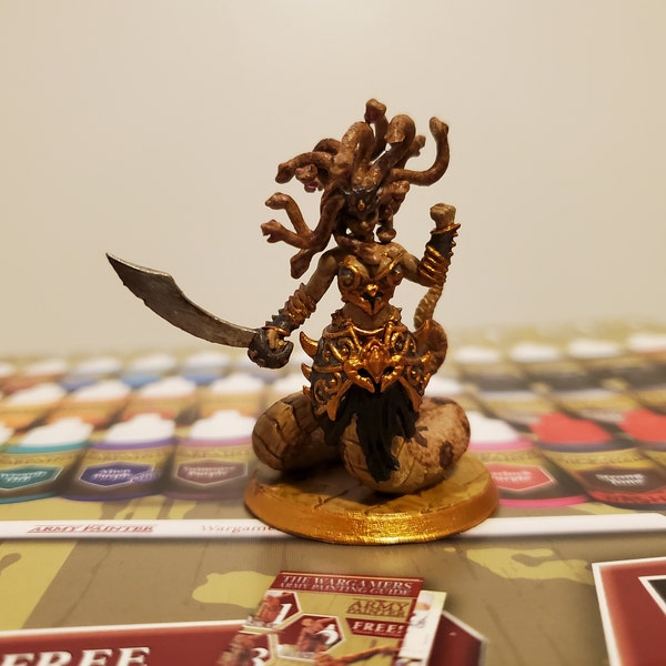 Medusa Snake Goddess Dnd Miniature | Tabletop RPG Dnd Mini | D&D ...