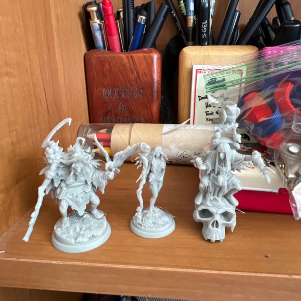 Hag Coven Miniature - White Werewolf Tavern - Dnd Miniatures - Role ...