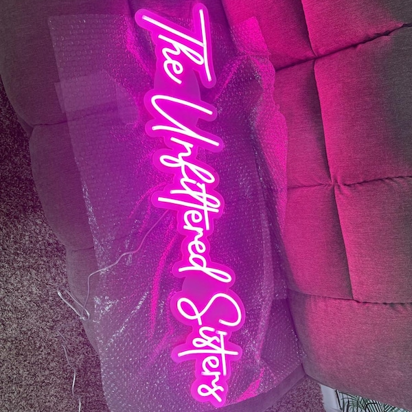Custom Name Neon Sign, Name Neon Sign, Kids Bedroom Neon Sign Light ...