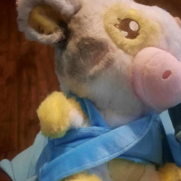 Sunshine the Lemon Cow Plush Kawaii Gift for Kids Cottagecore Stuffed ...