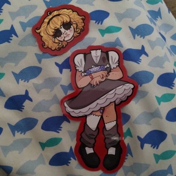 Split Doll Glossy Vinyl Sticker Set - Etsy
