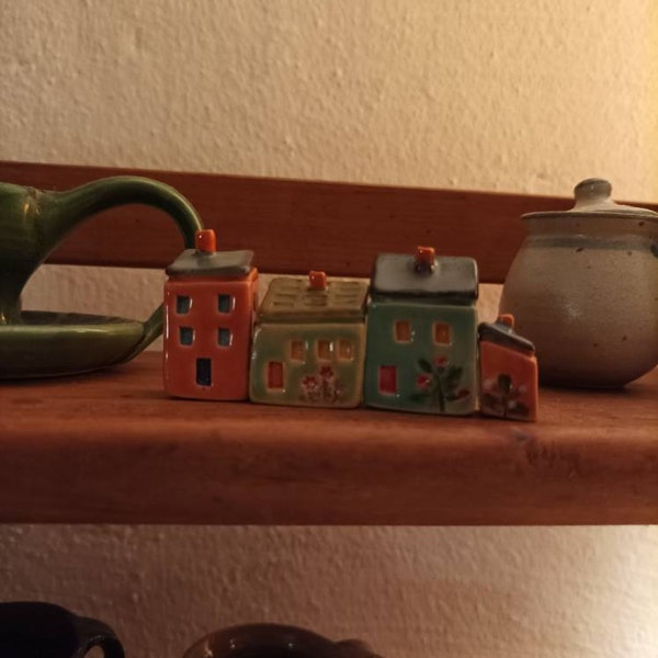 Little Ceramic Houses Sold Individually (1 Pc) | Handmade | Different ...