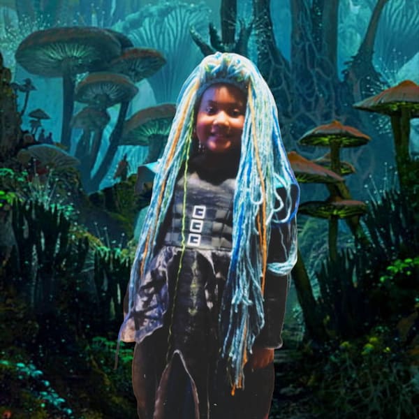 Te Fiti Wig, Mother Nature Wig, Mother Earth Wig, Seaweed Wig, Grass ...