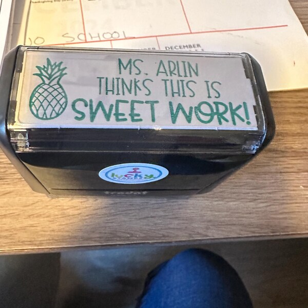 Checklist Stamp, Pencil Stamp, Completed With...self-inking Teacher ...