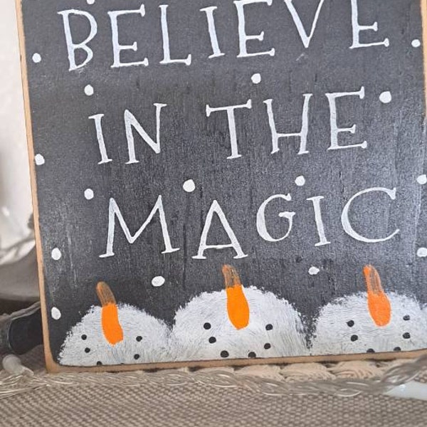 Funny Wood Signs Snowman Wood Sign Christmas Gift for Mom From Daughter ...