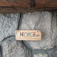 Hygge Rustic Wooden Sign - Etsy