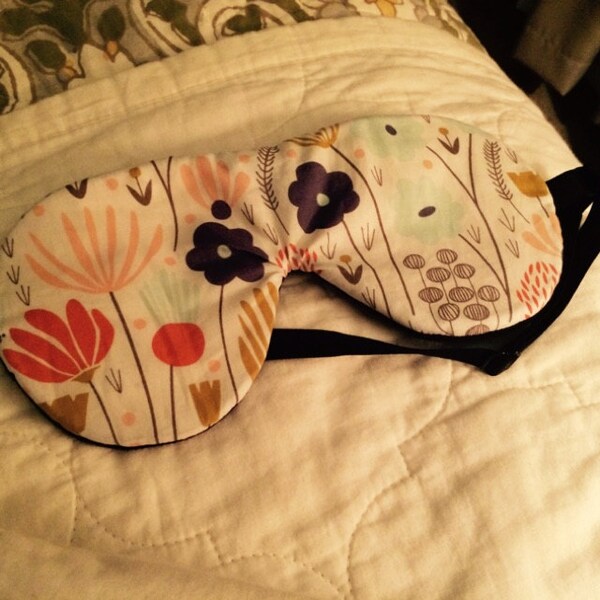 Real Silk and Birds Sleep Mask Eye Mask Travel Mask Eye Pillow Eye ...
