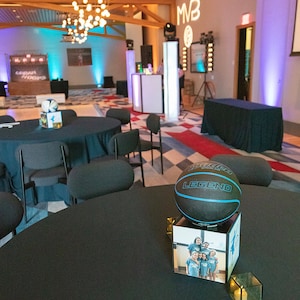 Photo Cube Centerpiece With Astro Turf Tops - Etsy