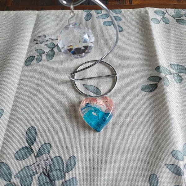 2-3 DAY DELIVERY Memorialight Sympathy Gift Grief Crystal With Keepsake ...