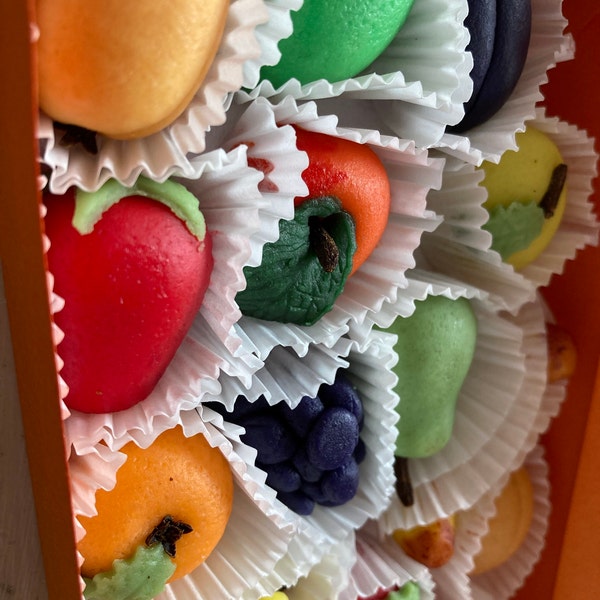 Marzipan British Afternoon Tea 18 Selection Box Birthday Vegan Foodie ...