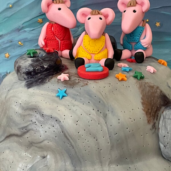 Handmade Edible Clangers, Cbeebies Cake Topper, Decoration, Cbeebies ...