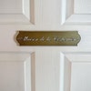 Custom Brass Door Signs & Plaques - Any Language Plaques - Customized ...