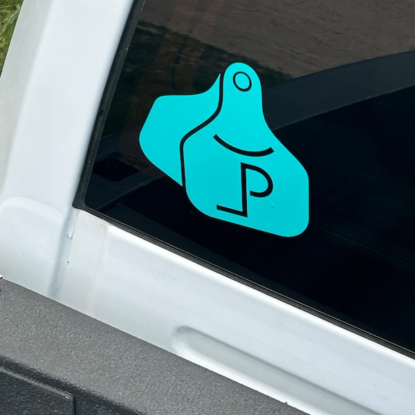Livestock Ear Tag Brand Decal, Ear Tag Decal, Livestock Brand Truck ...