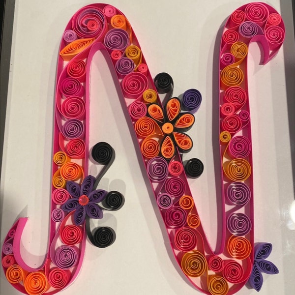 Paper Quilling Wall Art- Framed Quilling Art - Wall Decor Quilling ...