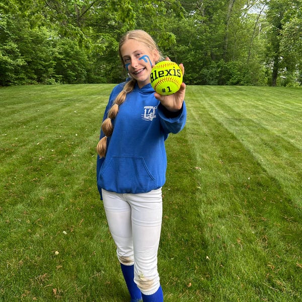 Softball Roses//senior Night Gift//prom Gift//end of Season Gift ...