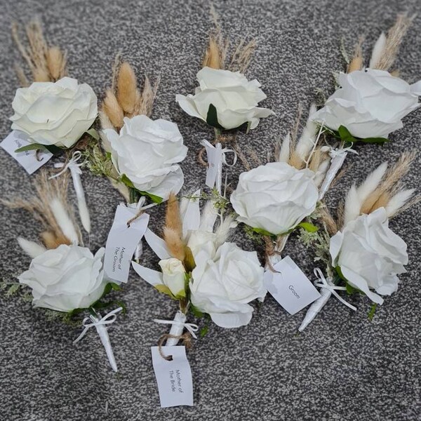 Buttonhole Corsage for Mother of Bride or Ladies in Wedding Party - Etsy UK