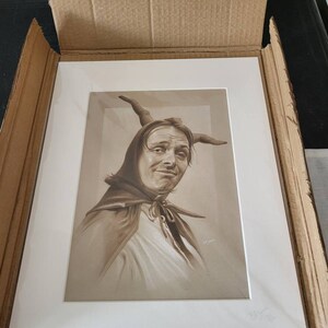 Limited Print of My Pastel Drawing of Rian From the Dark - Etsy