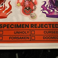 Weirdcore Lab Warning Stickers - Cursed and Ominous Labels - Durable ...