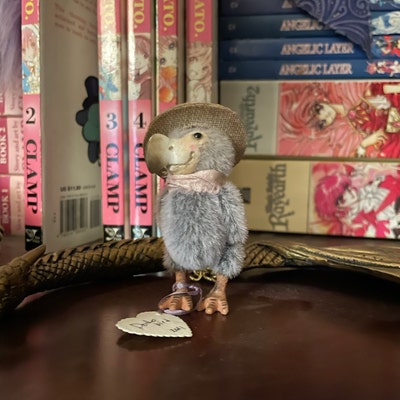 Miniature Plush Duck Realistic Bird Duckling Decoration Artist Duck ...