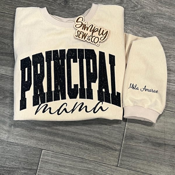 Chenille Yarn Script Font Applique Embroidery Seven Sizes 2, 3, 4, 5, 6 ...