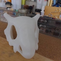 Cubone Dog Mask / Dinosaur Mask / Dog Costume / Funny Dog Gift / 3D ...