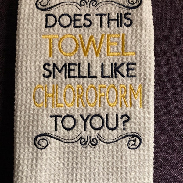 Snarky Waffle Weave Kitchen Towel - Etsy