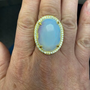 Hammered Ovaloid Ring | Etsy