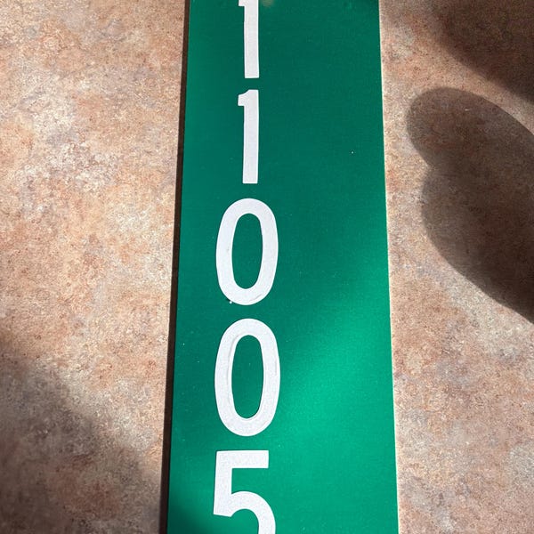 Reflective 911 Address Sign: Custom House Number Street Marker - Etsy