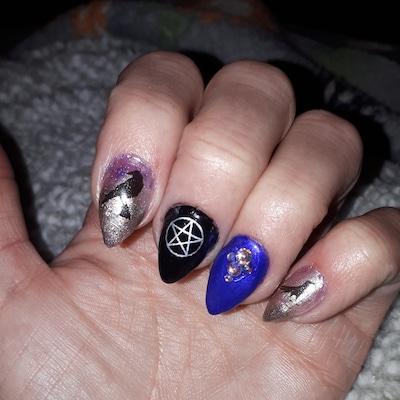 RAVEN Nail Decals Black CROWS Nail Art MEGAPACK Edgar Allen Poe Gothic ...