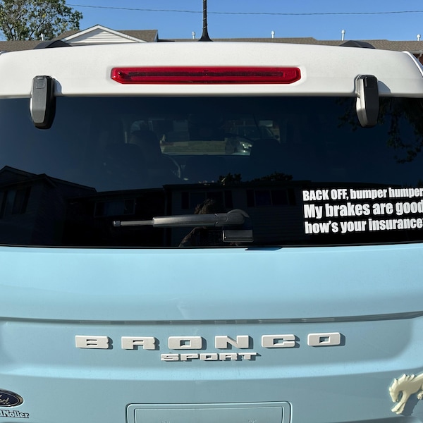 Car Sponsor Grocery List Decal / Car Decal,funny Sponsor Decal, Grocery ...